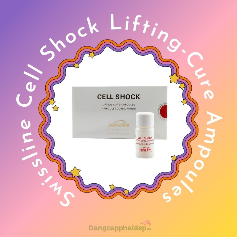 Tinh chất nâng cơ Swissline Cell Shock Lifting-Cure Ampoules 18x3ml